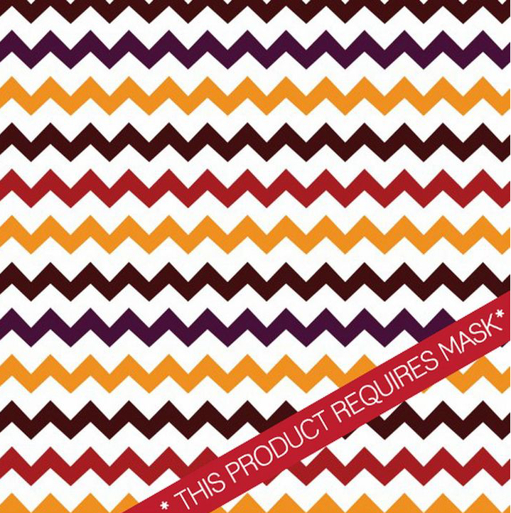 Fall Chevron 12" Pattern Heat Transfer Vinyl / Siser Easy Patterns / P