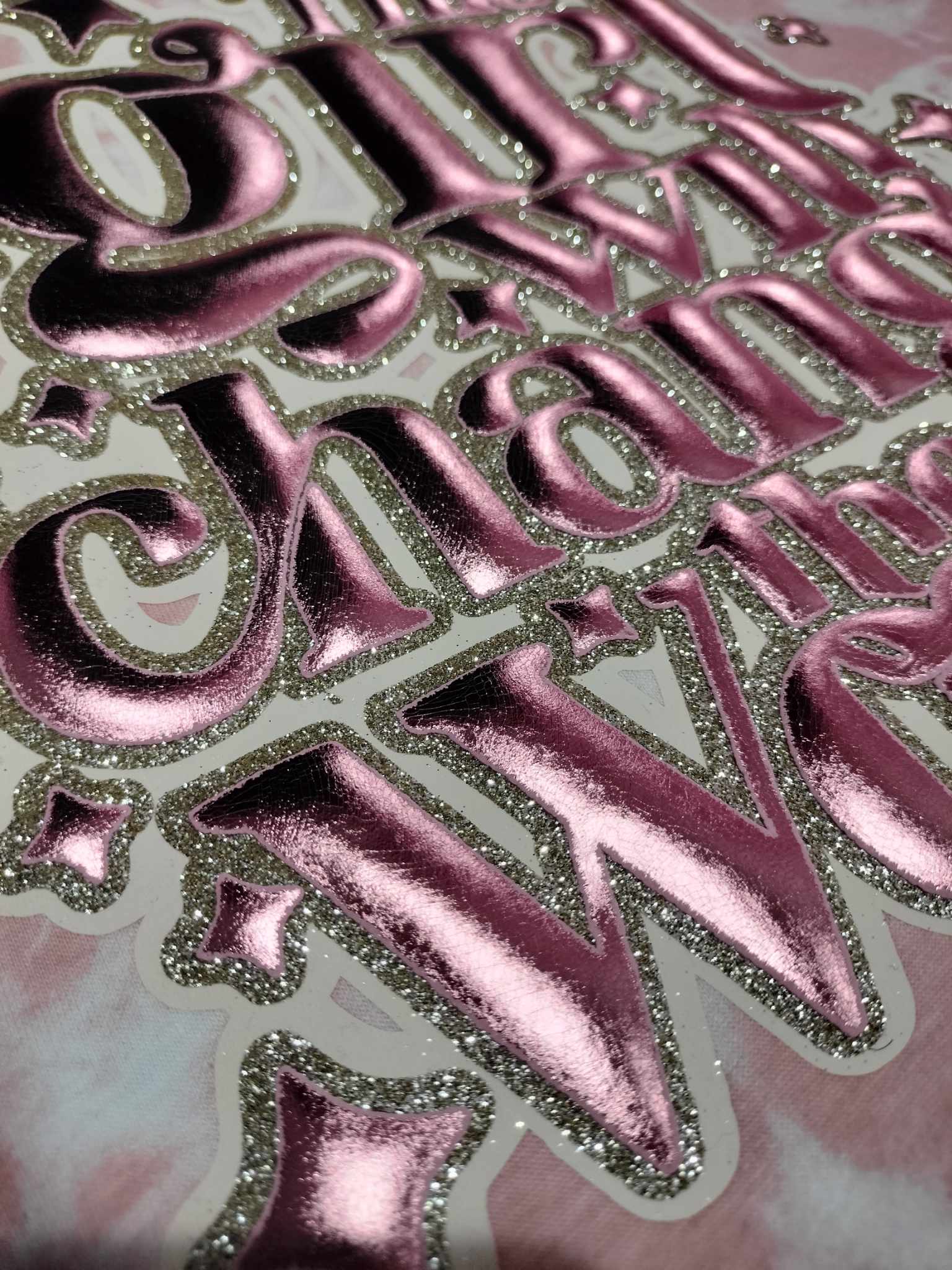 3D Super Metallic Puff Heat Transfer Vinyl (HTV) | Metallic Puff Vinyl