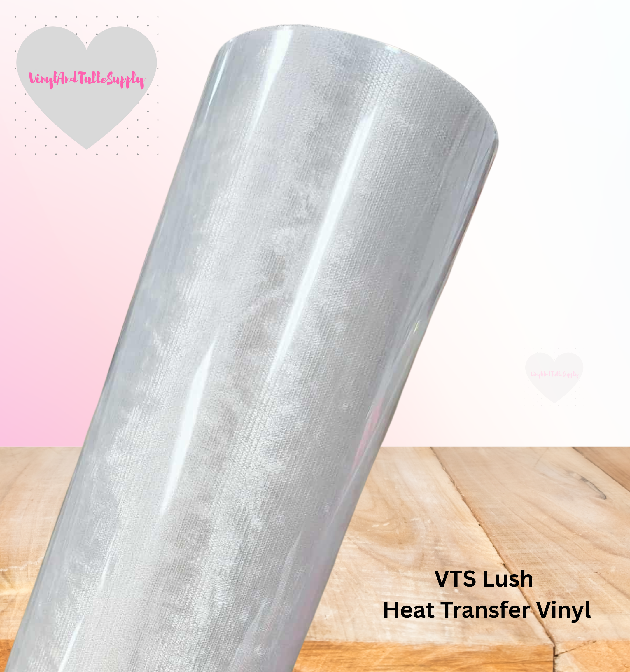 VTS Lush Heat Transfer Vinyl | Lush HTV | Velvet Feel - Pearl White