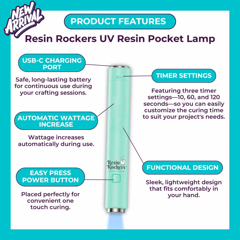 Resin Rockers UV Pocket Lamp Hands-Free Stand | UV Light Stand