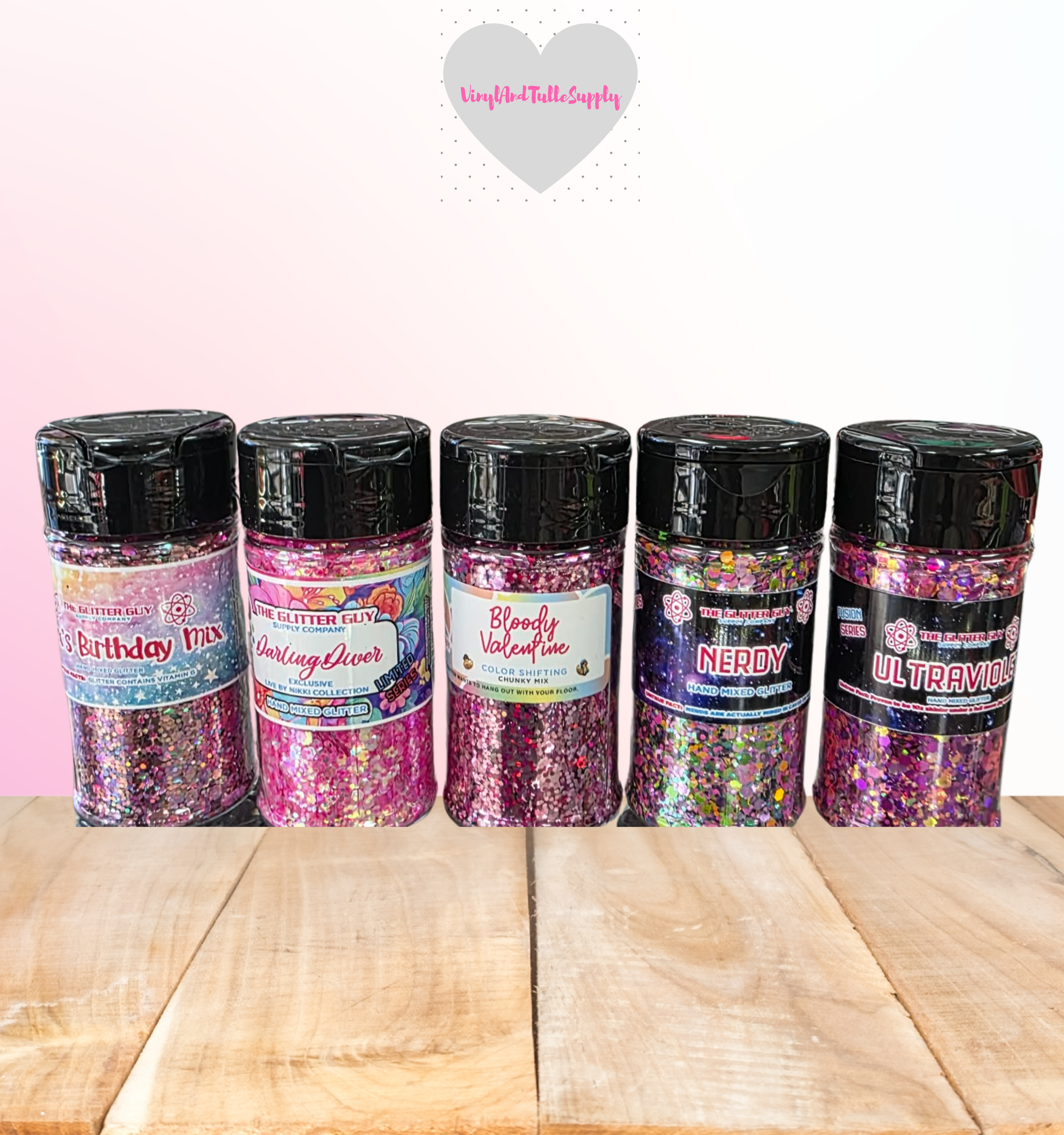 The Glitter Guy Chunky Glitter Curated Bundle - Pink Dreams