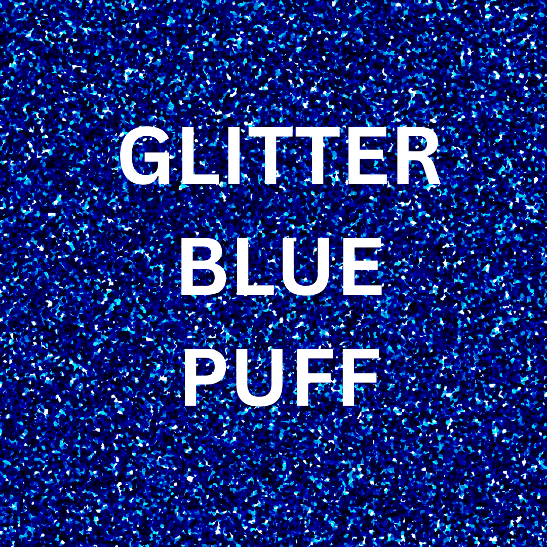 3D Super Glitter Puff Heat Transfer Vinyl (HTV) | Glitter Puff Vinyl
