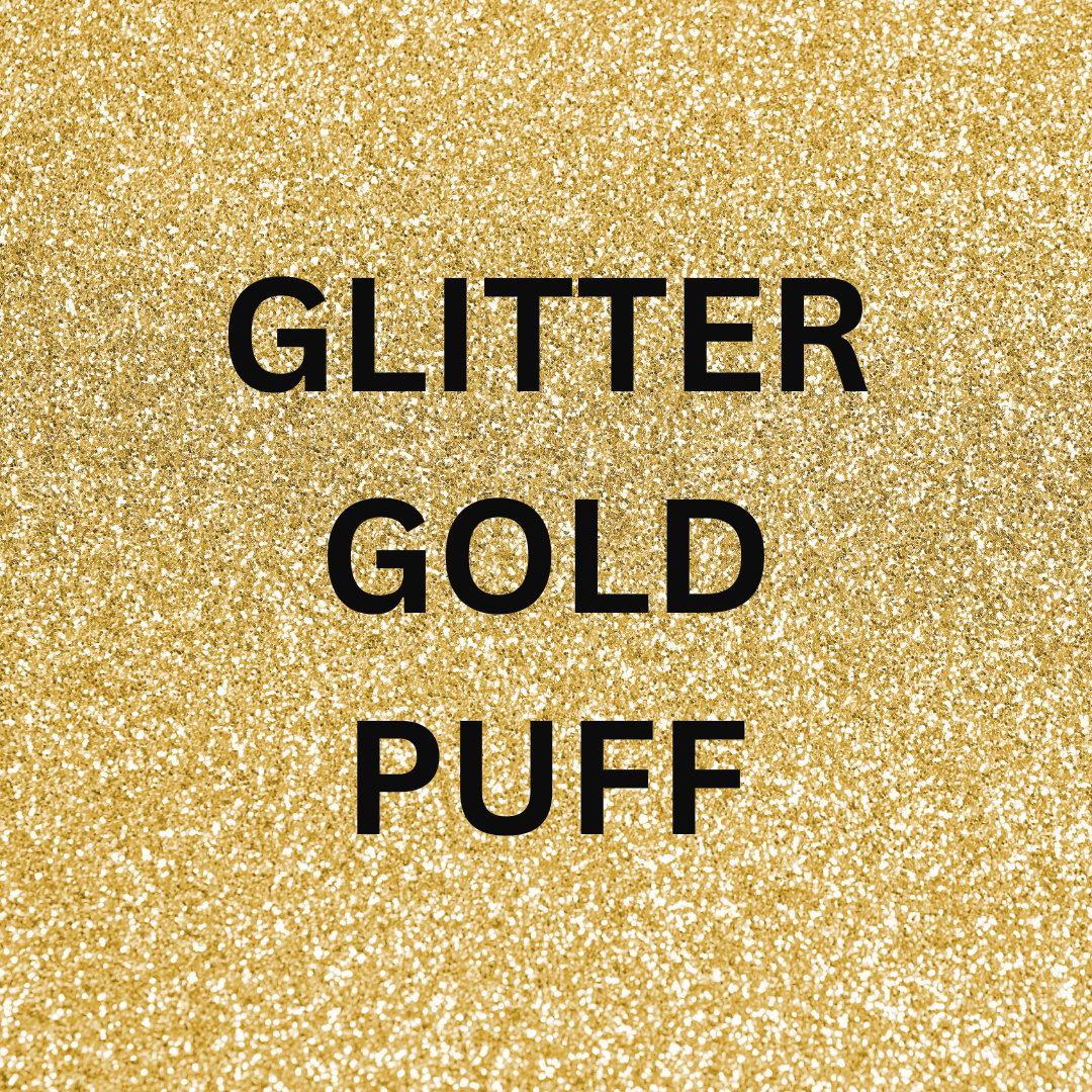 3D Super Glitter Puff Heat Transfer Vinyl (HTV) | Glitter Puff Vinyl
