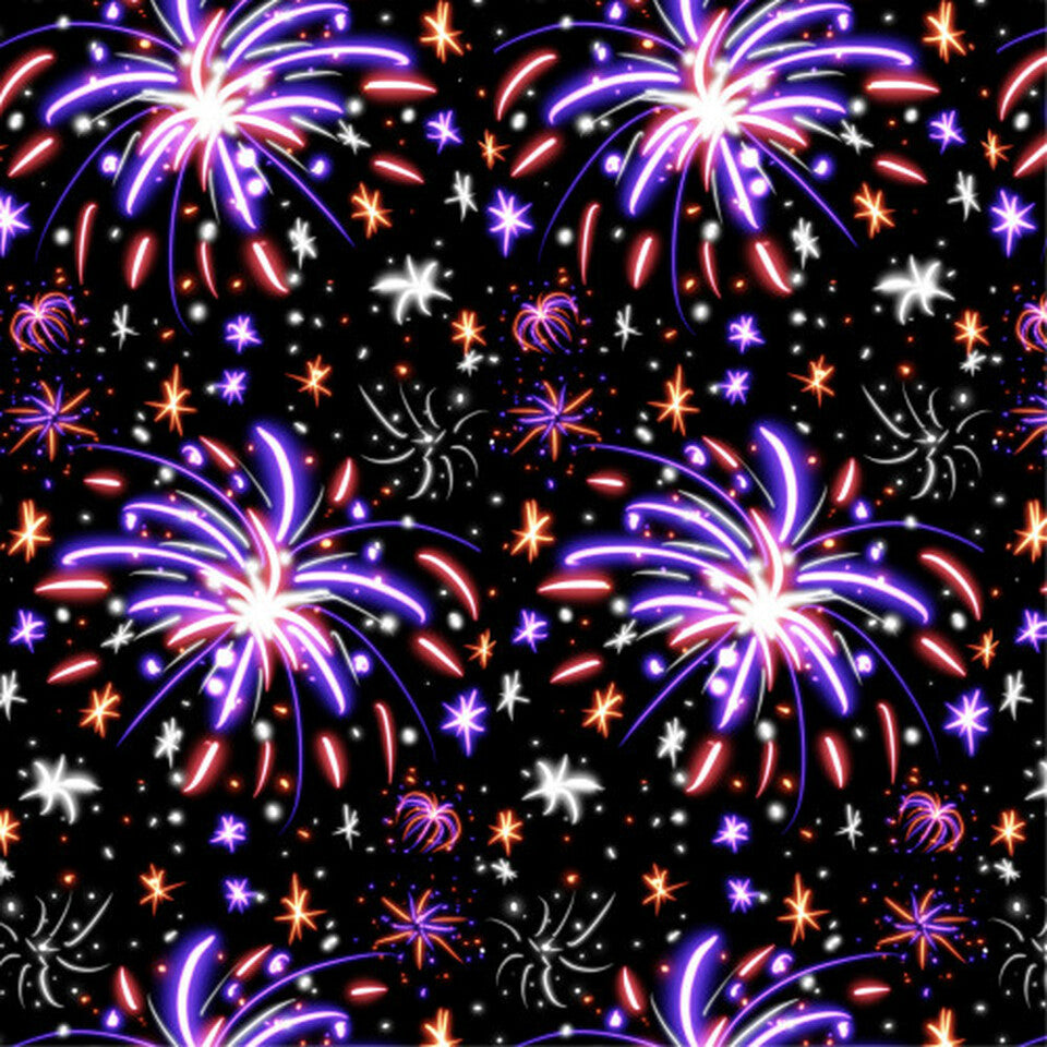 Permanent Vinyl -Neon Light Fireworks-Permanent Vinyl / Printed Perman