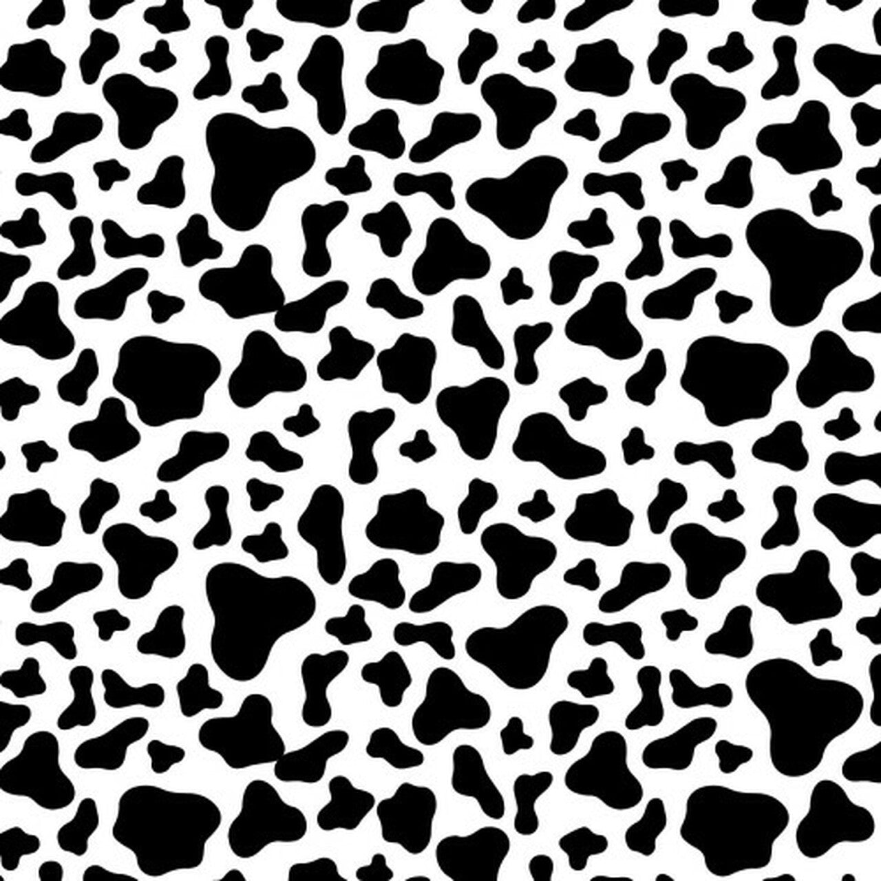 Printed Adhesive Vinyl | Pattern Permanent Vinyl - Cow Print