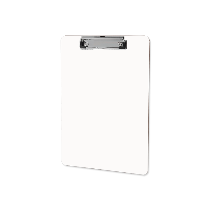 SUBLIMATION 9" X 12-1/2" 1-SIDED CLIPBOARD WITH FLAT CLIP